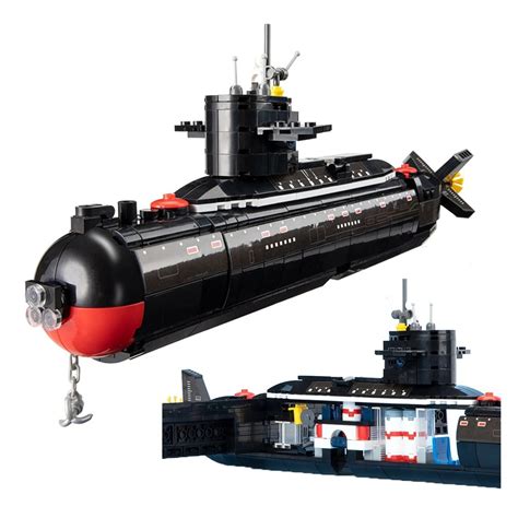 군사 군함 육군 빌딩 블록 해군 전략 핵 잠수함 모델 Ww2 무기 선박 장난감 소년 선물 515 개 Aliexpress