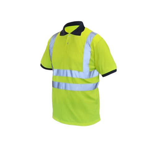 Hi Vis Yellow Polo Shirt M 40in Scawwhvpsm