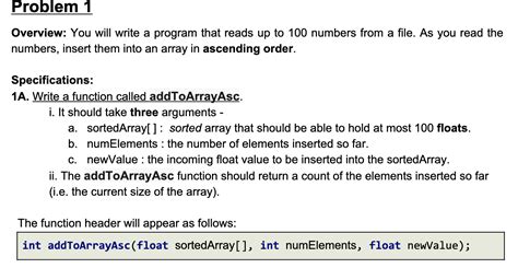 Solved Problem Overview You Will Write A Program That Chegg