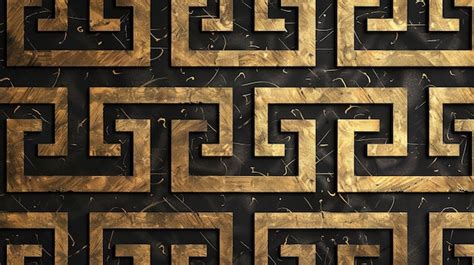 Greek Key Wallpaper Premium Ai Generated Image