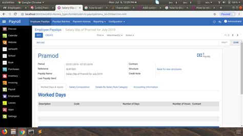 Python 3x I Have Added A Field In Existing Module Hrpayslip From