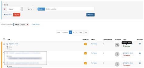 Bug Elapsed Time For Re Opened Cases Is Showed As Closed · Issue 1796 · Thehive Project