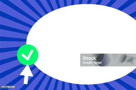 평면 디자인 비즈니스 벡터 일러스트 레이 션 빈 서식 파일 레이아웃에 대 한 초대 인사말 카드 홍보 포스터에 대 한 바우처 라운드 버튼 포인터 도청 녹색 틱 위로 가리키는