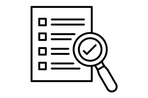 Audit Outline Icon Graphic By Mahi Icons Creative Fabrica