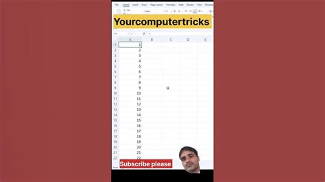 How To Create Serial No In Excel Exceltech Excelshortcuts Excelgyan