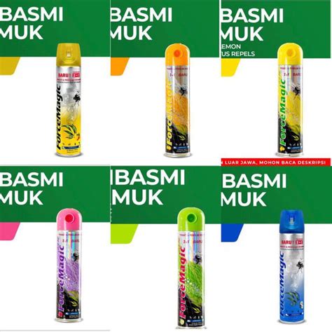 Force Magic Aerosol 600 Ml Obat Nyamuk Orange