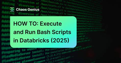 How To Run Bash In Databricks 2025