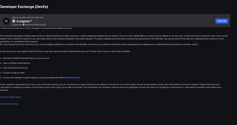 Eligible Devex Robux Dropped To 0 Again With No Spending Creator Hub