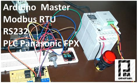 Pruebas Modbus Rtu Maestro Con Arduino Via Rs232 Y Plc Panasonic Fpx