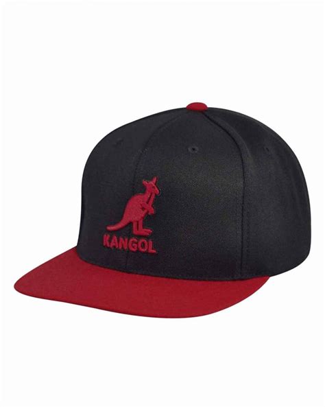Бейсболка с прямым козырьком Kangol Championship Black Red купить с ...