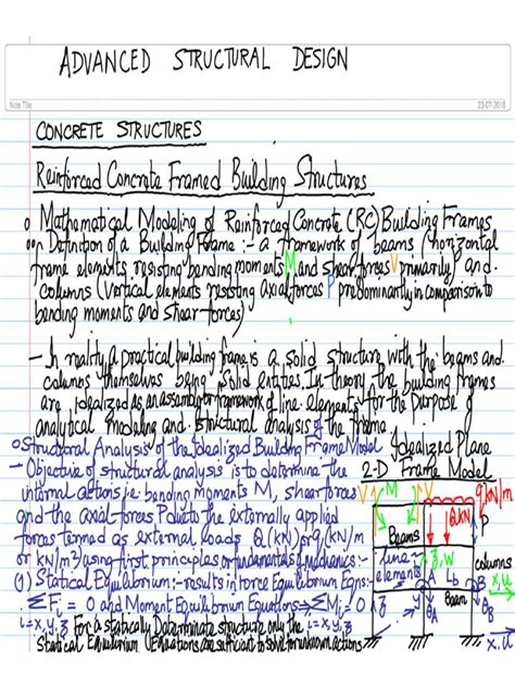 Cvl441 Lecture Notes Lectures 1 6 Pdf