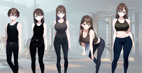 Wanting To Be Fit Tg Sequence Ai Generated By Thextra89 On Deviantart
