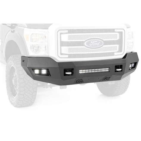 Front Bumper With Led Lights Rough Country Ford F250 And F350