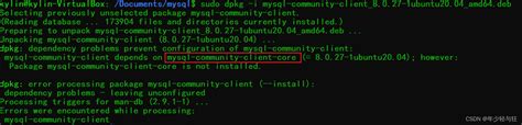 ubuntu20 04安装mysql 8 0最新版 ubuntu20 04 mysql8依赖包 csdn博客