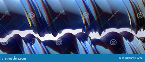 Space Between Two Columns With Pop Folds Blue Elegant Modern D Rendering Image Background Stock