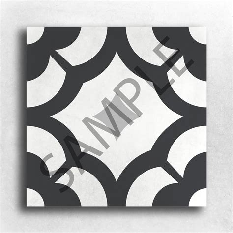 Handmade Encaustic Cement Tile Pattern Design Avignon 09 Encaustic