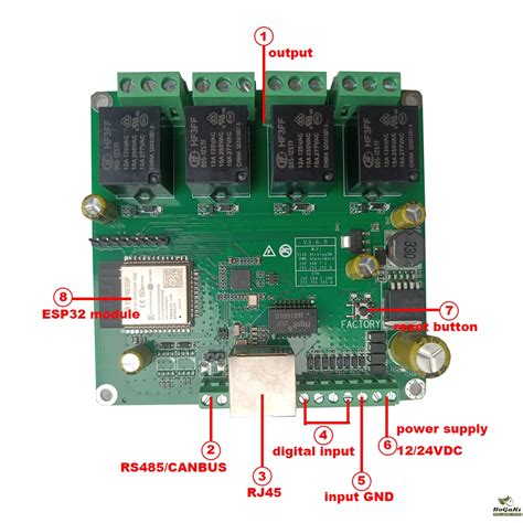 Dtwonder Smart Wifi Switch Esp32 Ethernet Relay Board Domoticz Home