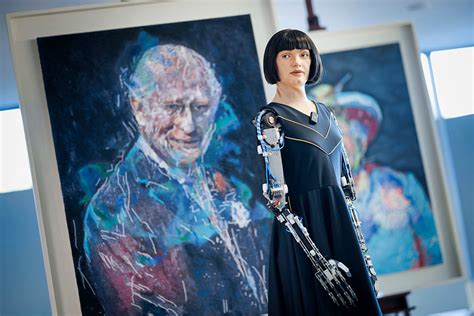Algorithm King Robot Ai Da Creates Striking Portrait Of King Charles
