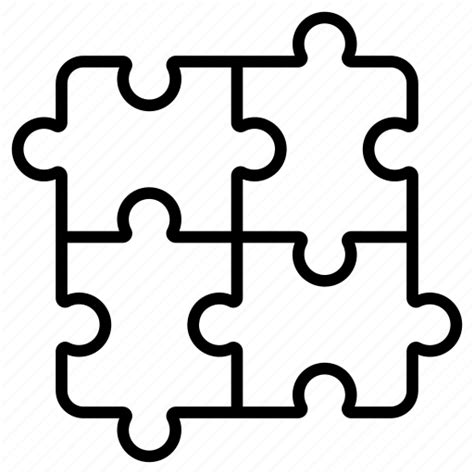 Pieces Problem Puzzle Solving Strategy Icon