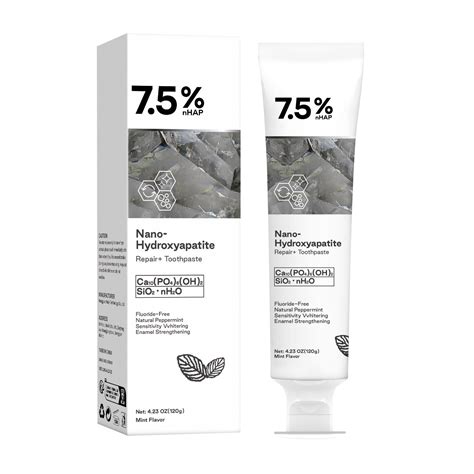 Advanced 75 Nano Hydroxyapatite Toothpaste For Enamel Repair And
