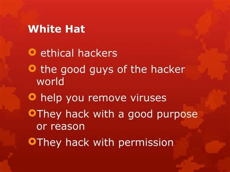 Lesson About Hacker Power Point Presentation Ppt