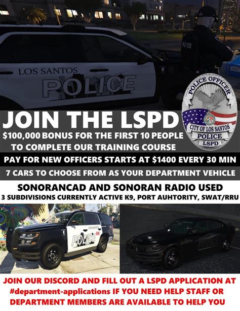 Savrp Lspd Is Looking For New Officers To Join The Department If You Are Interested Please Join