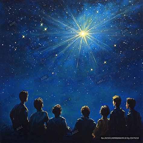 Ai创作图手绘追日的少年 流星雨装饰画 繁星中队 伯利行之星 流星雨画 希望之星 陪你去看流星雨 星星点灯男孩 流星装饰画 繁星班 星光装饰画 恒星托儿所 年轻的星团 星光联盟 看流星雨