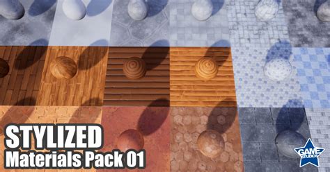 Stylized Materials Pack 01 2d Textures And Materials Unity Asset Store
