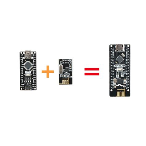 Nano V3 0 With Nrf24l01 Micro Usb Atmega328p 2 4g Wireless For Arduino Qfn32 5v Ch340 Usb