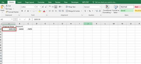 How To Calculate Discount In Excel Basic Excel Tutorial