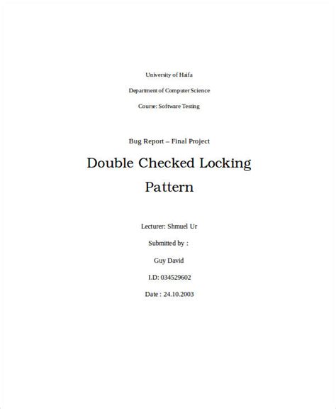 11 Bug Report Templates Pdf Doc Xls