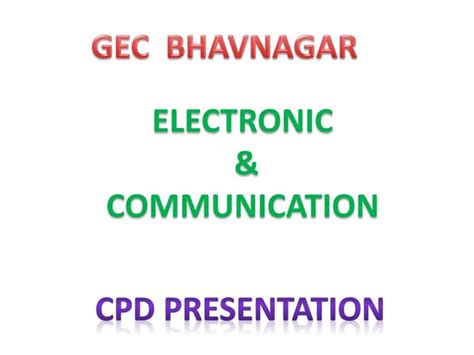 Cpd Presentation Ppt