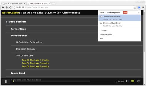 GitHub Mschlenker RollerCaster Sample Application To Cast MKV MP4 From A Web Server In The
