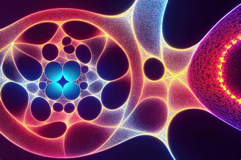 Premium Photo Abstraction Technological Background Connection
