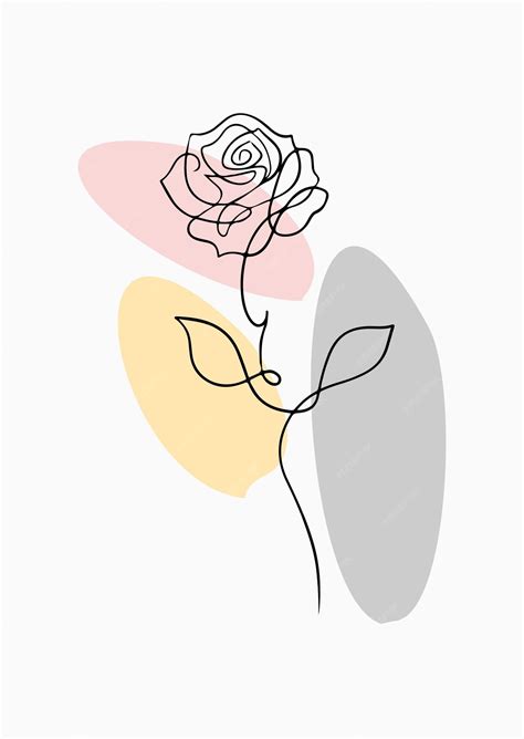Premium Vector Aesthetic Line Art Black And White