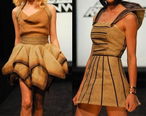 Dress Of Potato Sacks Fashion Show Dress Fashion Inspiration Design