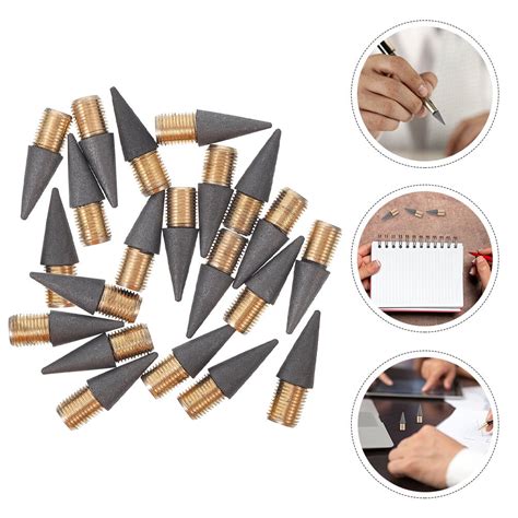 30pcs Novelty Pen Nib Graphite Nib Pencil Inkless Tips Pencils