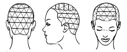 Triangle Pattern Crochet Dreadlocks Maintenance Extensions