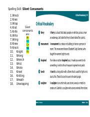Mastering Spelling Unlocking The Mystery Of Silent Consonants Course Hero
