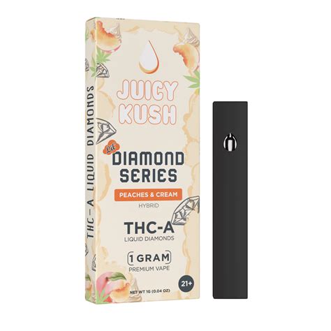 Peaches And Cream Vape 1g Juicy Kush