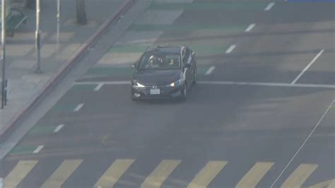 Police Chase Suspect Nearly Hits Pedestrians Bicyclists Near South La