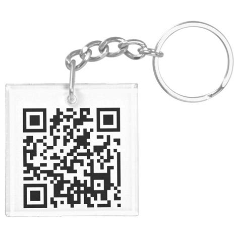 personalized keychain custom keychain personalised free qr code