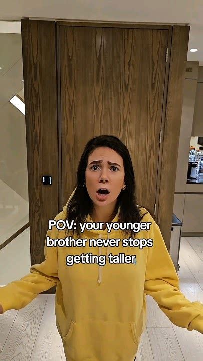 Younger brothers can't stop getting taller #shorts #relatable #comedy # ...