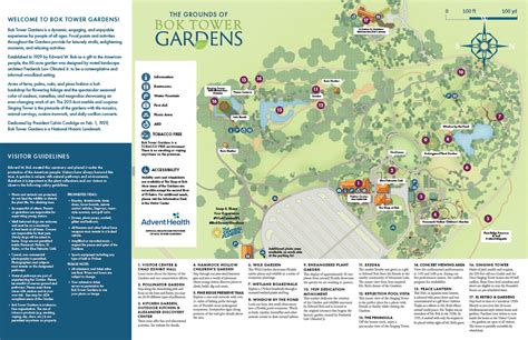 Map Bok Tower Gardens