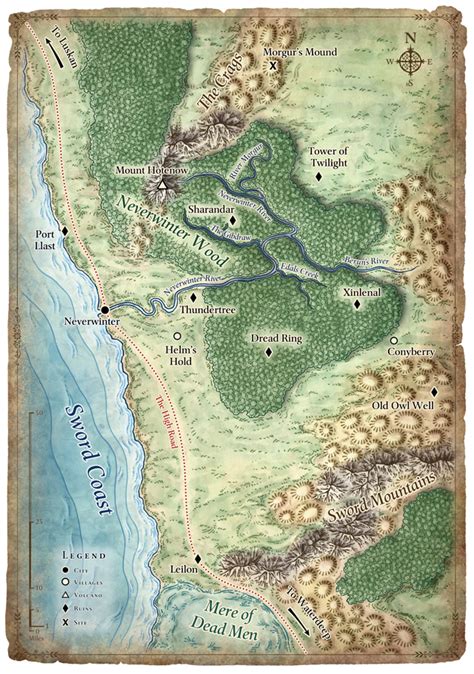 Lost Mines Of Phandelver Overworld Maps Nolfmad