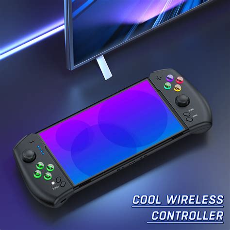 Dinofire 무선 블루투스 컨트롤러 게임 패드 스위치스위치 Oled 조이콘 스위치 닌텐도 6 축 자이로 조이스틱 스위치 게임 및 액세서리