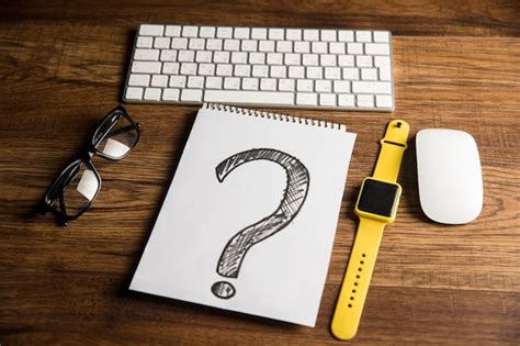 Premium Photo Question Mark And Clock Keyboard