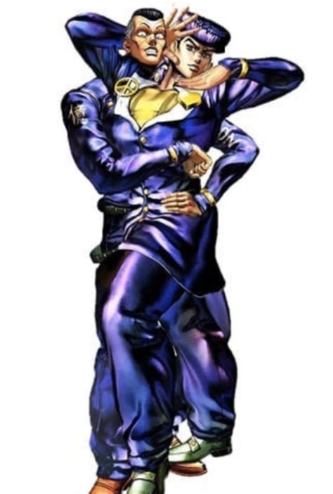 Josuke Y Okuyasu Pose Okuyasu Nijimura Pose Jojos Bizarre Adventure