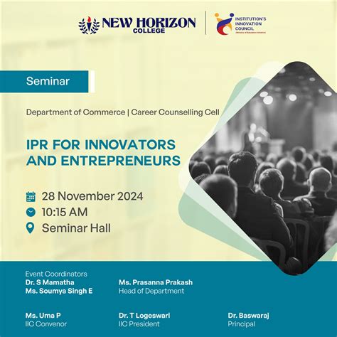 Ipr For Innovators And Entrepreneurs Nhck