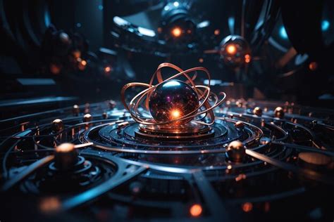 Premium Ai Image Quantum Symphony Subatomic Elegance